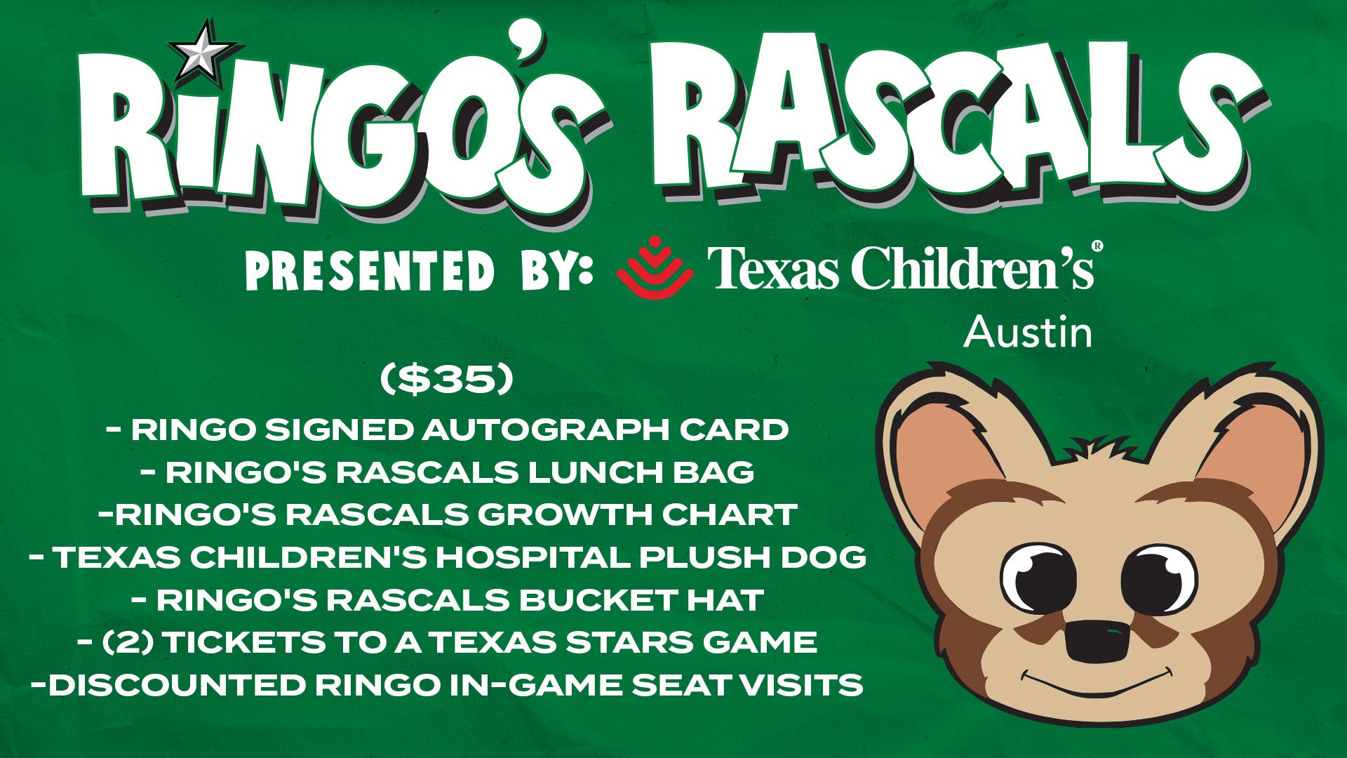 Ringo's Rascals Kids Club | Texas Stars | AHL Affiliate to Dallas Stars