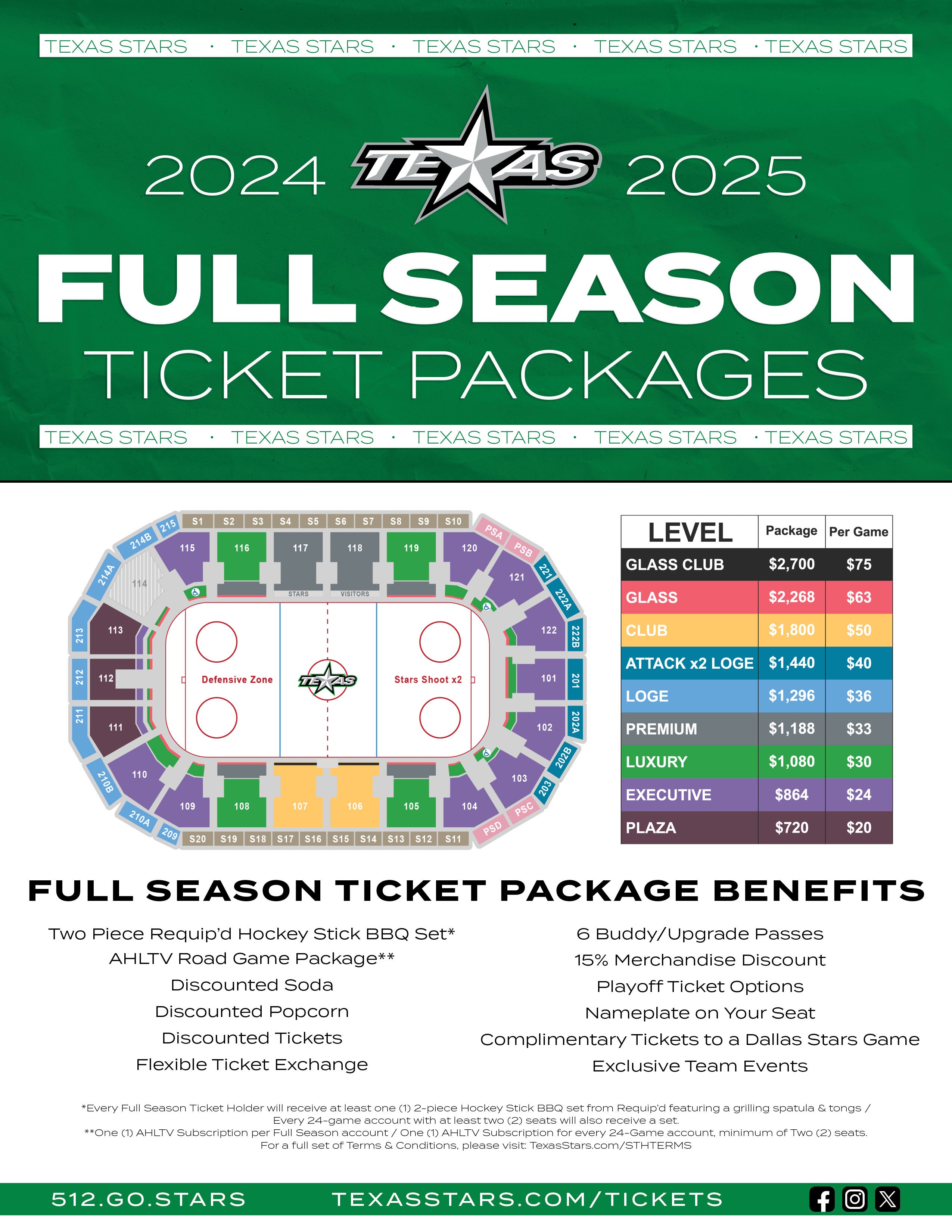 Full Season Tickets | Texas Stars | AHL Affiliate to Dallas Stars