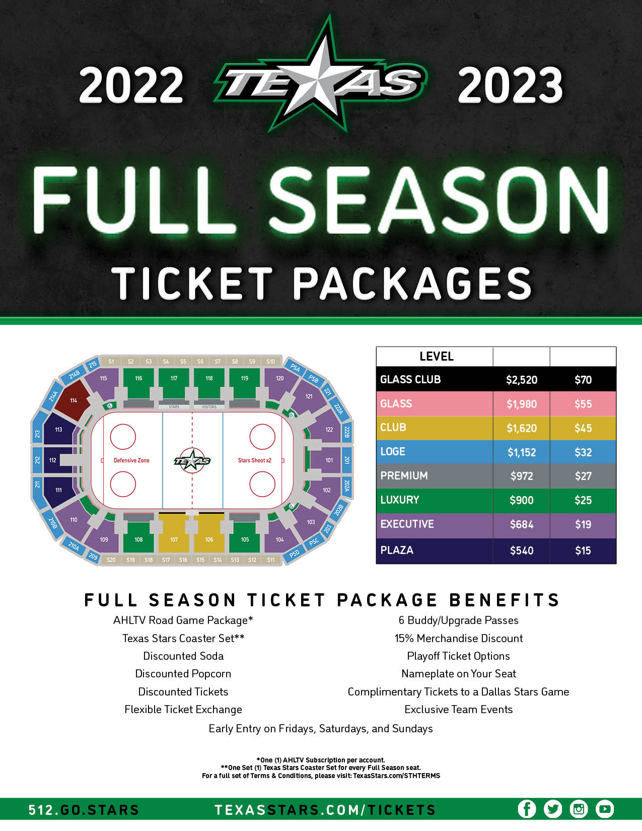 Full Season Tickets | Texas Stars | AHL Affiliate to Dallas Stars